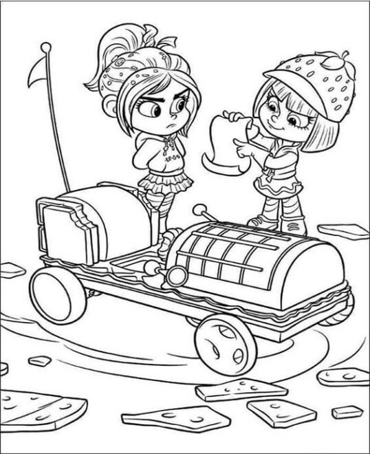 Free & Easy To Print Wreck it Ralph Coloring Pages - Tulamama
