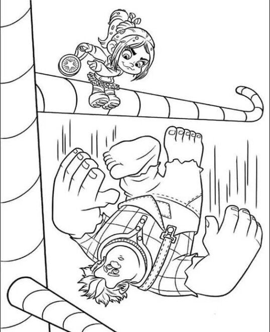Free & Easy To Print Wreck it Ralph Coloring Pages - Tulamama