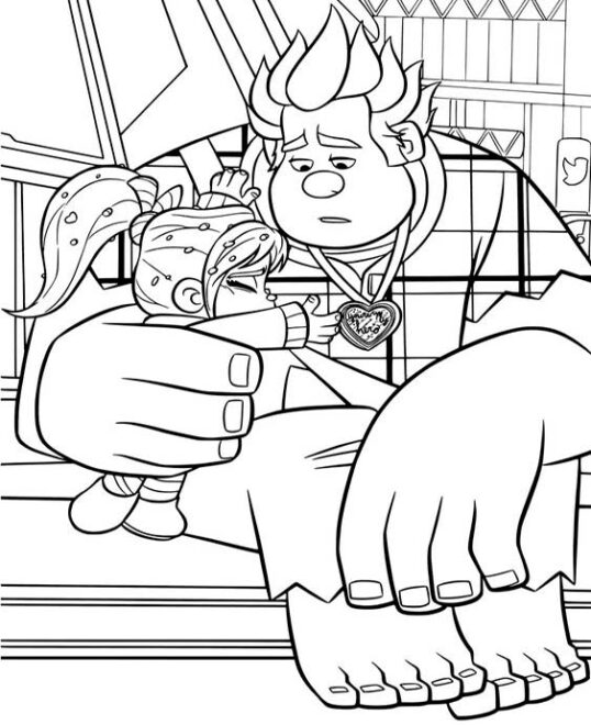 Free & Easy To Print Wreck it Ralph Coloring Pages - Tulamama