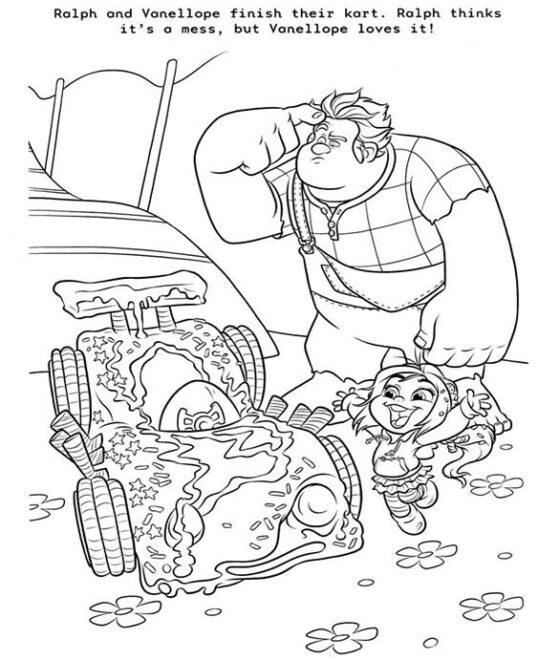 Free & Easy To Print Wreck it Ralph Coloring Pages - Tulamama