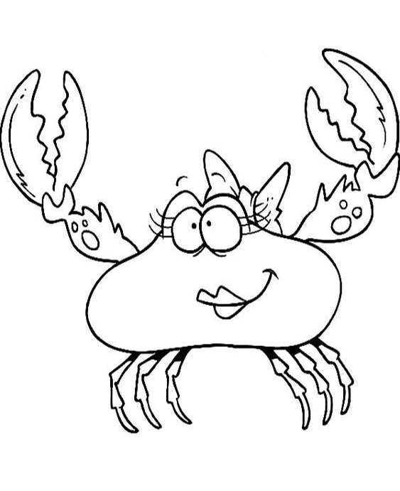 Free & Easy To Print Crab Coloring Pages - Tulamama