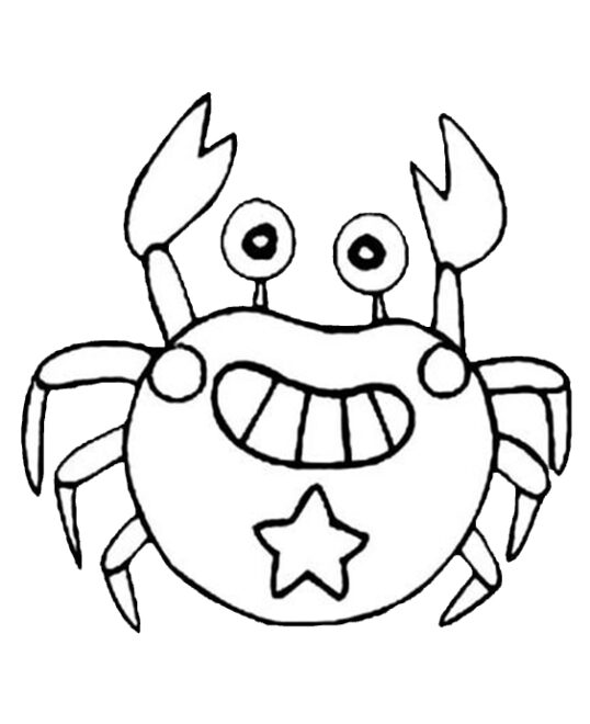 Free & Easy To Print Crab Coloring Pages - Tulamama