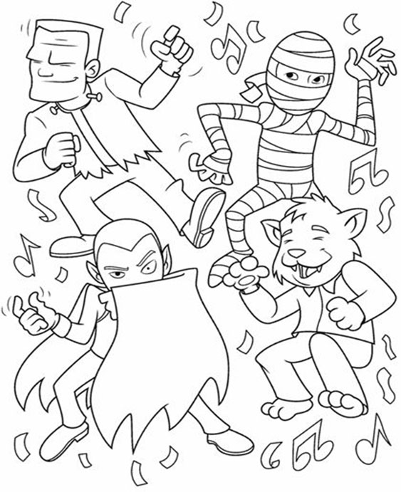 Free & Easy To Print Dance Coloring Pages - Tulamama
