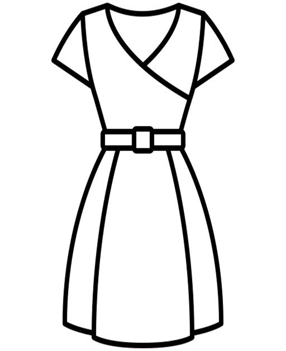 Free & Easy To Print Dress Coloring Pages - Tulamama