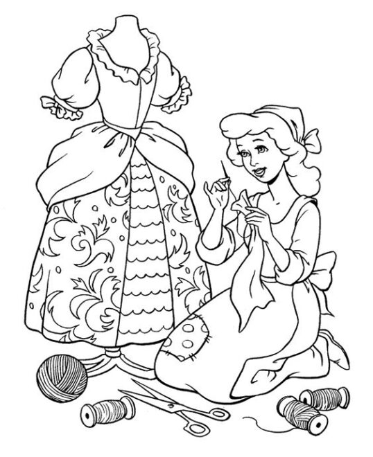 Free & Easy To Print Dress Coloring Pages - Tulamama