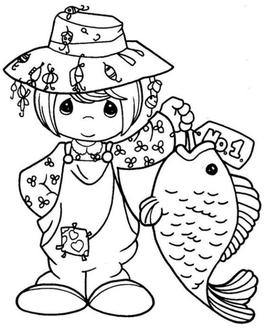 Free & Easy To Print Fishing Coloring Pages - Tulamama