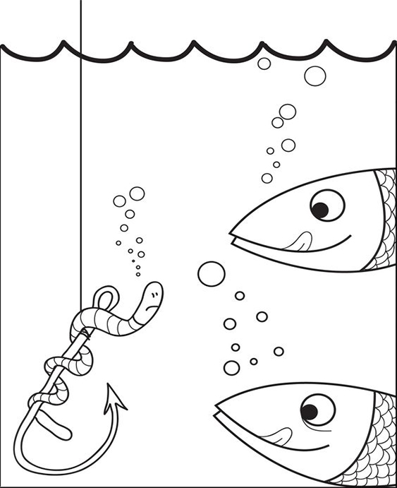 Free & Easy To Print Fishing Coloring Pages - Tulamama