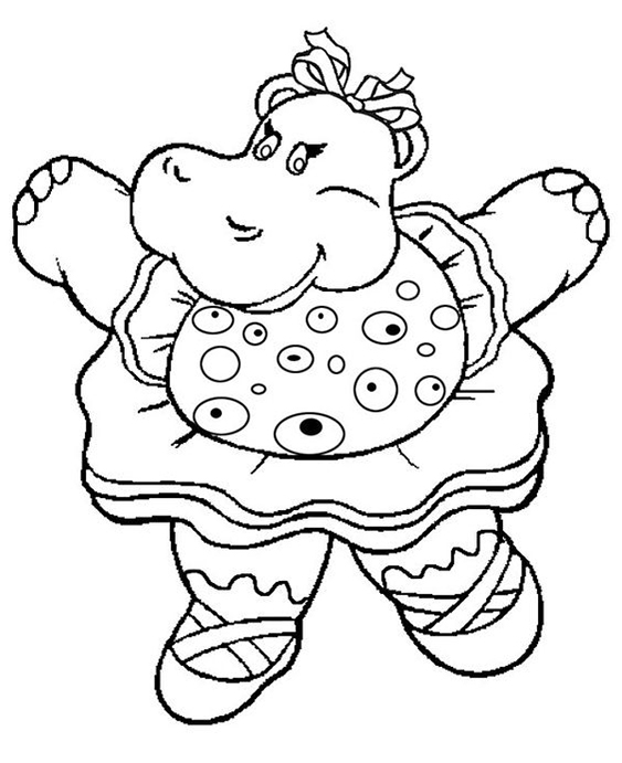 Free & Easy To Print Hippo Coloring Pages - Tulamama