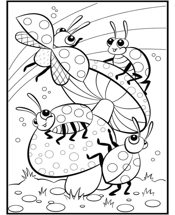 Free & Easy To Print Ladybug Coloring Pages - Tulamama