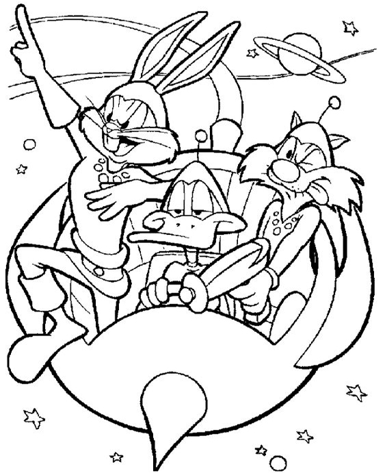 Free & Easy To Print Looney Tunes Coloring Pages - Tulamama