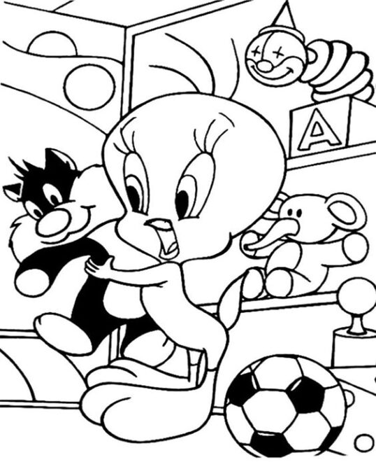 Free & Easy To Print Looney Tunes Coloring Pages - Tulamama