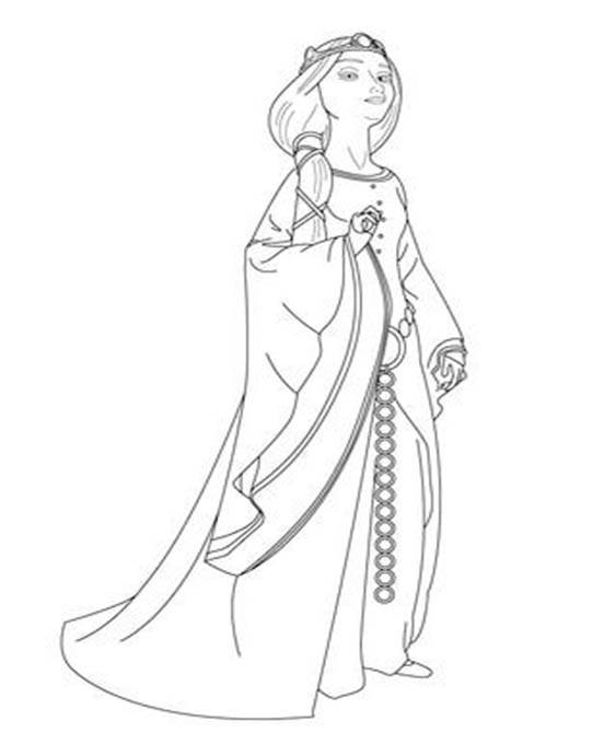 Free & Easy To Print Queen Coloring Pages - Tulamama