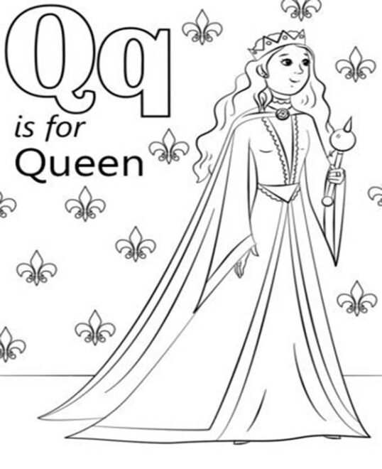 Free & Easy To Print Queen Coloring Pages - Tulamama