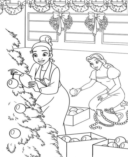 Free & Easy To Print Tiana Coloring Pages - Tulamama