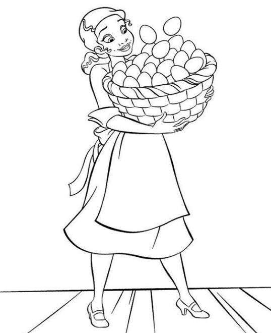 Free & Easy To Print Tiana Coloring Pages - Tulamama
