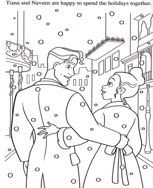 Free & Easy To Print Tiana Coloring Pages - Tulamama