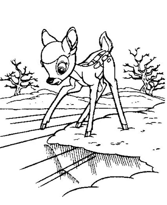 Free & Easy To Print Bambi Coloring Pages - Tulamama