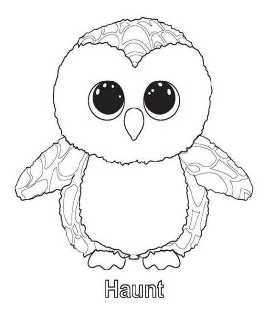Free & Easy To Print Beanie Boo Coloring Pages - Tulamama