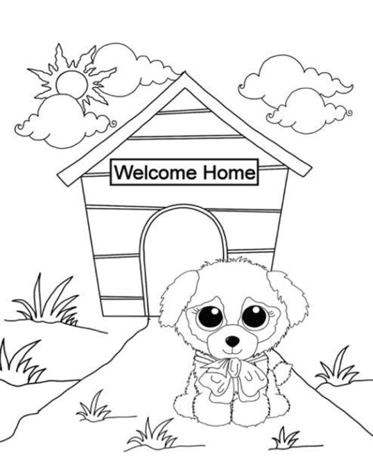 Free & Easy To Print Beanie Boo Coloring Pages - Tulamama