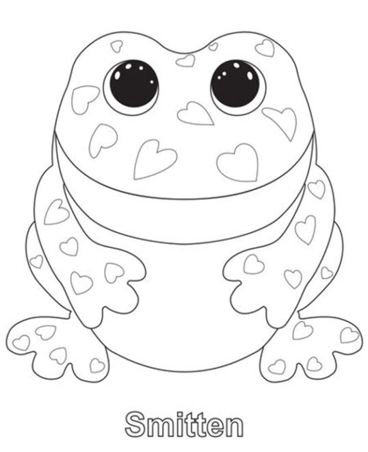 Free & Easy To Print Beanie Boo Coloring Pages - Tulamama