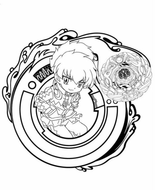 Free & Easy To Print Beyblade Coloring Pages - Tulamama