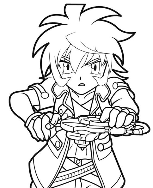 Free & Easy To Print Beyblade Coloring Pages - Tulamama