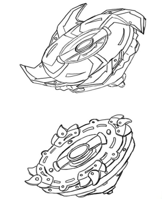 Free & Easy To Print Beyblade Coloring Pages - Tulamama
