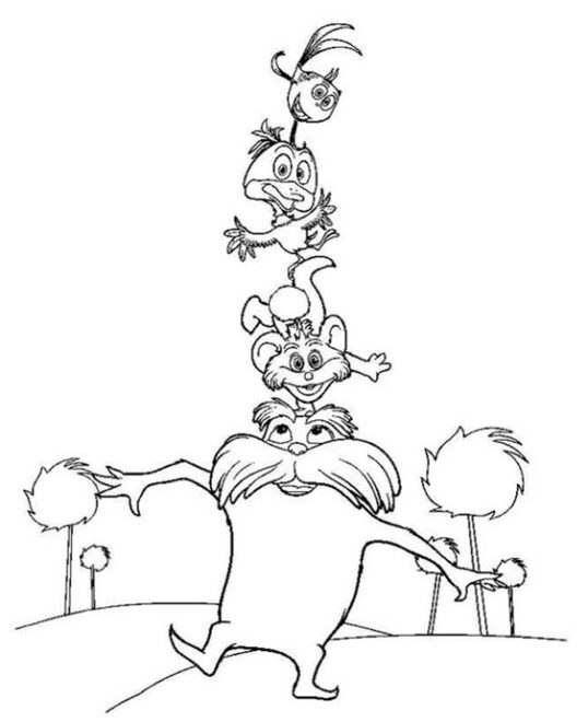 Free & Easy To Print Dr Seuss Coloring Pages - Tulamama