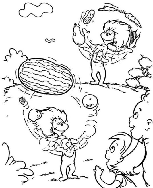 Free & Easy To Print Dr Seuss Coloring Pages - Tulamama