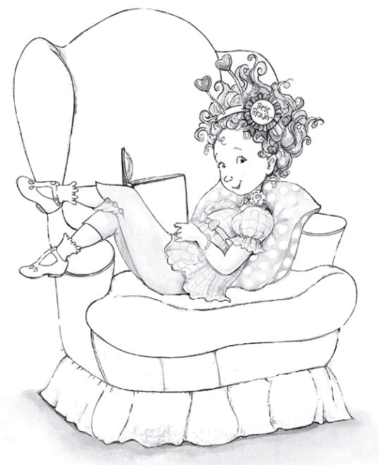 Free & Easy To Print Fancy Nancy Coloring Pages - Tulamama