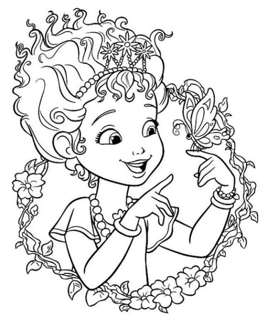 Free & Easy To Print Fancy Nancy Coloring Pages - Tulamama
