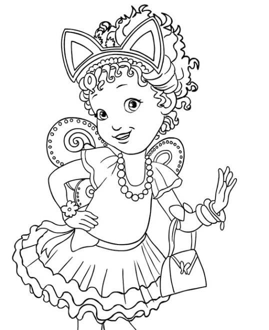 Free & Easy To Print Fancy Nancy Coloring Pages - Tulamama