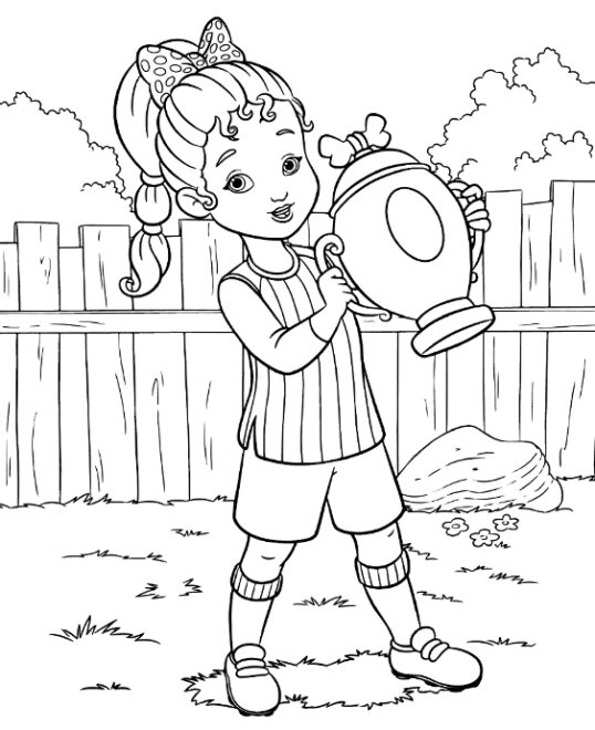 Free & Easy To Print Fancy Nancy Coloring Pages - Tulamama