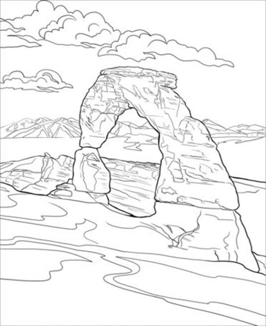 Free & Easy To Print Landscape Coloring Pages - Tulamama