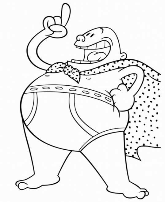Free & Easy To Print Captain Underpants Coloring Pages - Tulamama