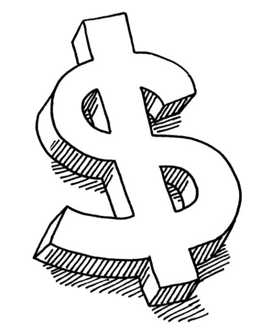 Free & Easy To Print Money Coloring Pages - Tulamama