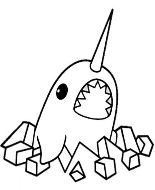 Free & Easy To Print Narwhal Coloring Pages - Tulamama