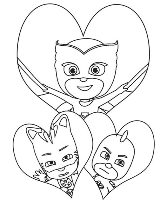 Free & Easy To Print PJ Mask Coloring Pages - Tulamama