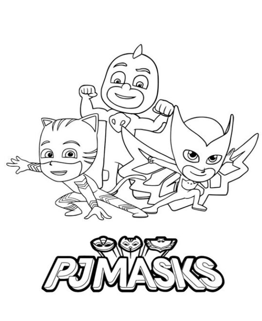 Free & Easy To Print PJ Mask Coloring Pages - Tulamama