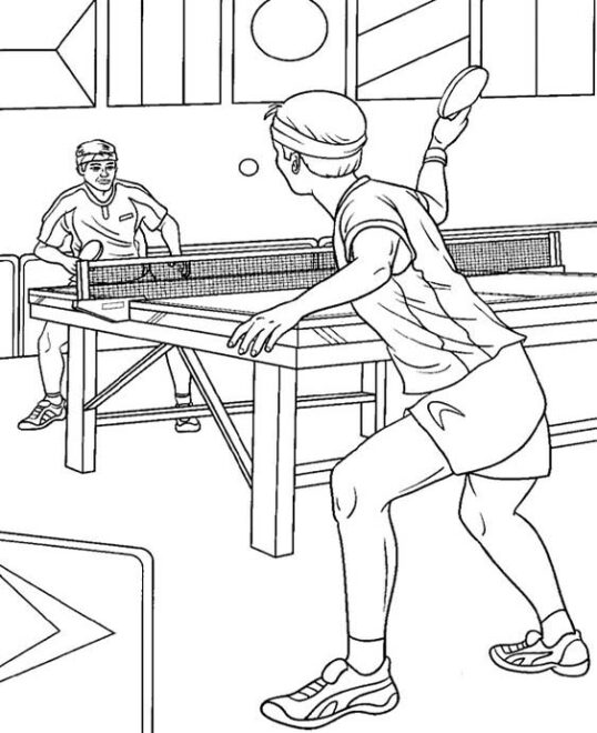 Free & Easy To Print Sports Coloring Pages - Tulamama