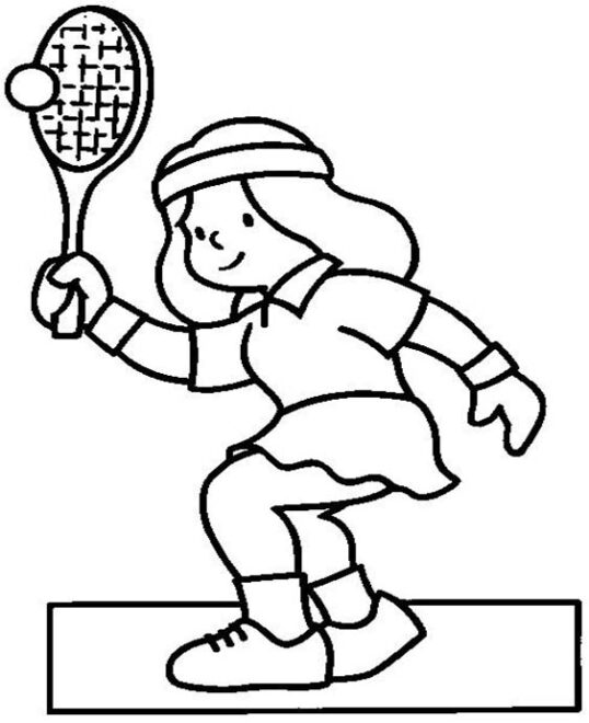 Free & Easy To Print Sports Coloring Pages - Tulamama