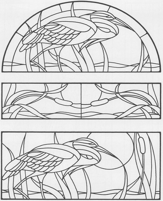 Free & Easy To Print Stained Glass Coloring Pages - Tulamama