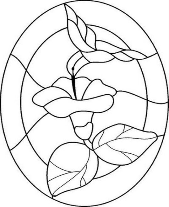 Free & Easy To Print Stained Glass Coloring Pages - Tulamama