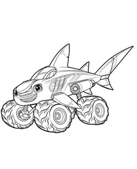 Free & Easy To Print Blaze Coloring Pages - Tulamama