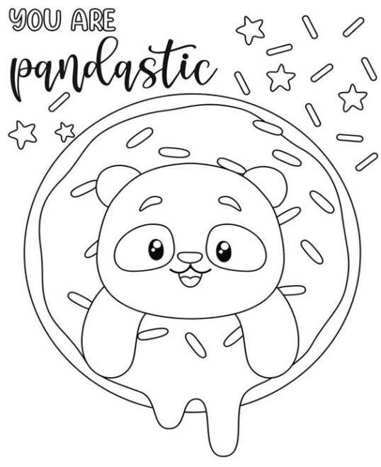 Free & Easy To Print Donut Coloring Pages - Tulamama