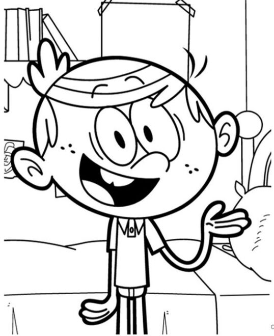 Free & Easy To Print Loud House Coloring Pages - Tulamama