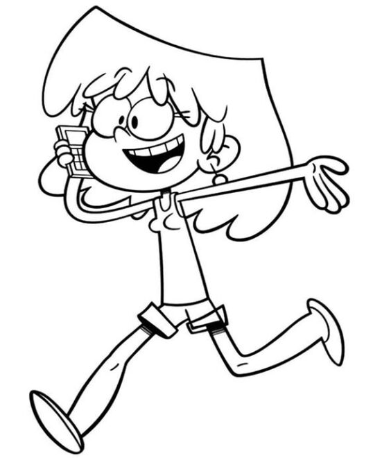 Free & Easy To Print Loud House Coloring Pages - Tulamama