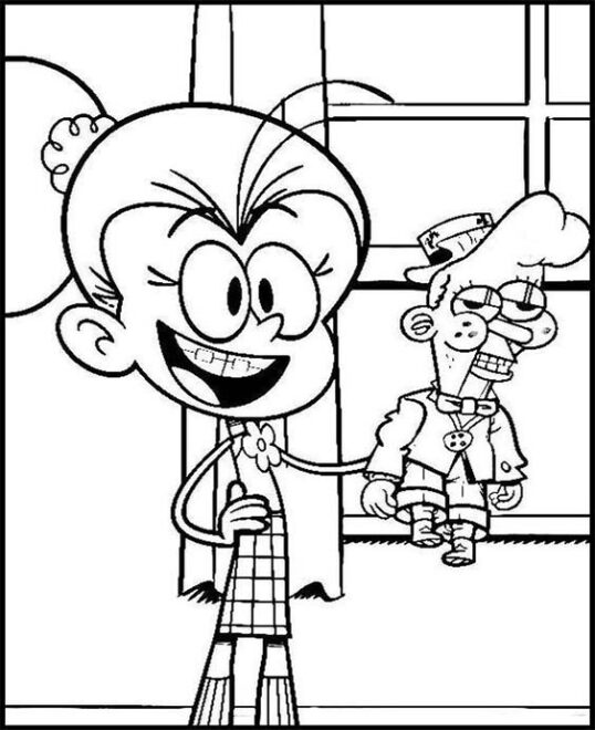 Free & Easy To Print Loud House Coloring Pages - Tulamama