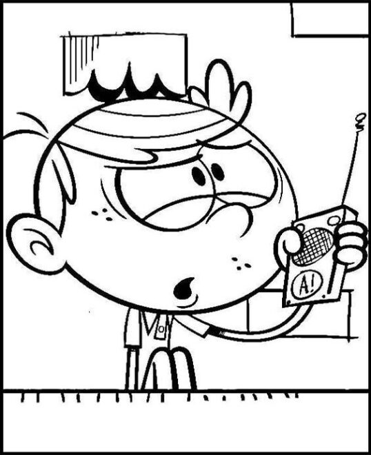 Free & Easy To Print Loud House Coloring Pages - Tulamama