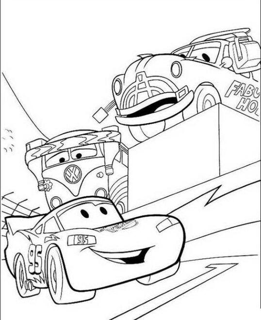 Free & Easy To Print Lighting McQueen Coloring Pages - Tulamama